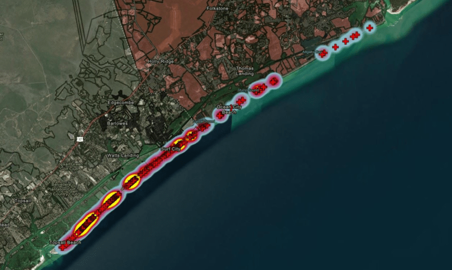 Topsail Island Vitex Eradication Project – Topsail Island Shoreline ...